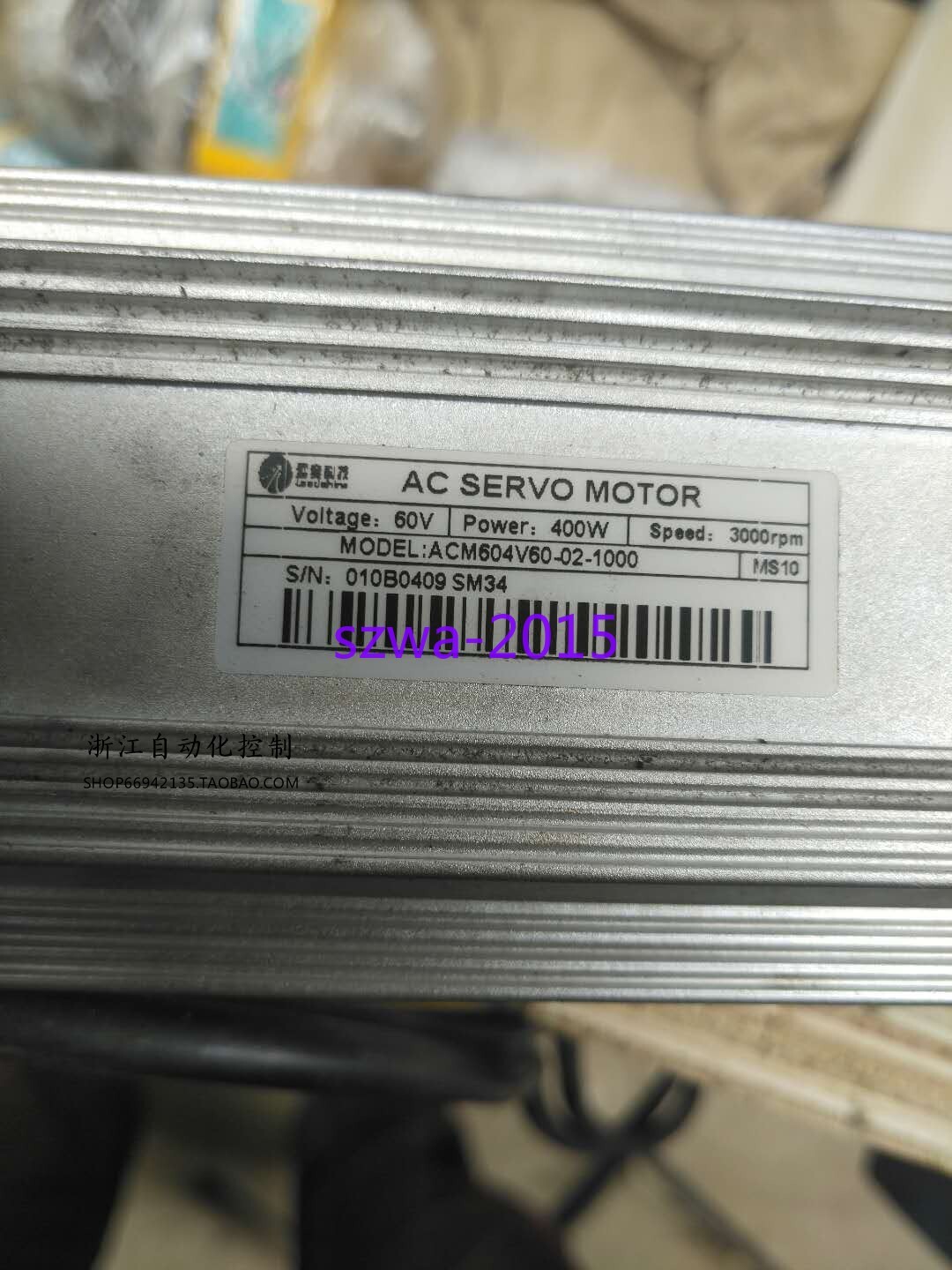1pcs Used Raycel ACM604V60-02-1000 400W low voltage servo motor | eBay