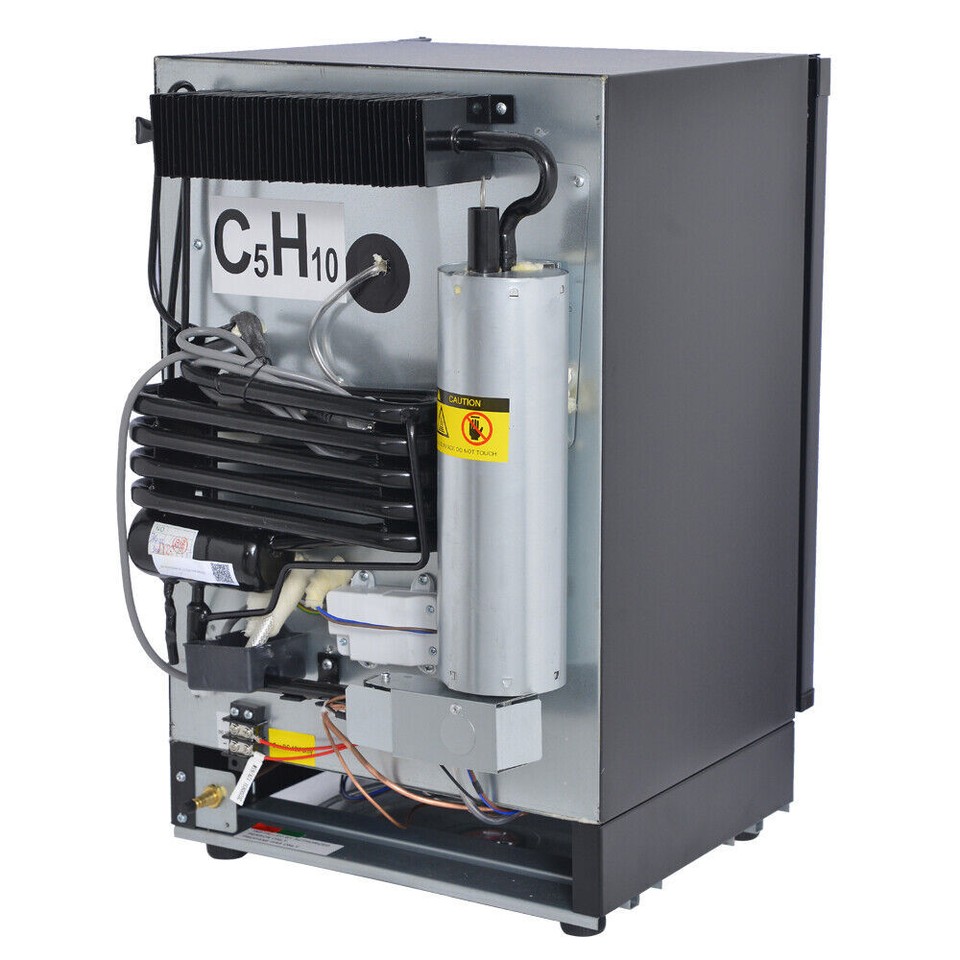 Mini Gas Fridge Small Propane Refrigerator Compact Freestanding AC/DC 1 ...