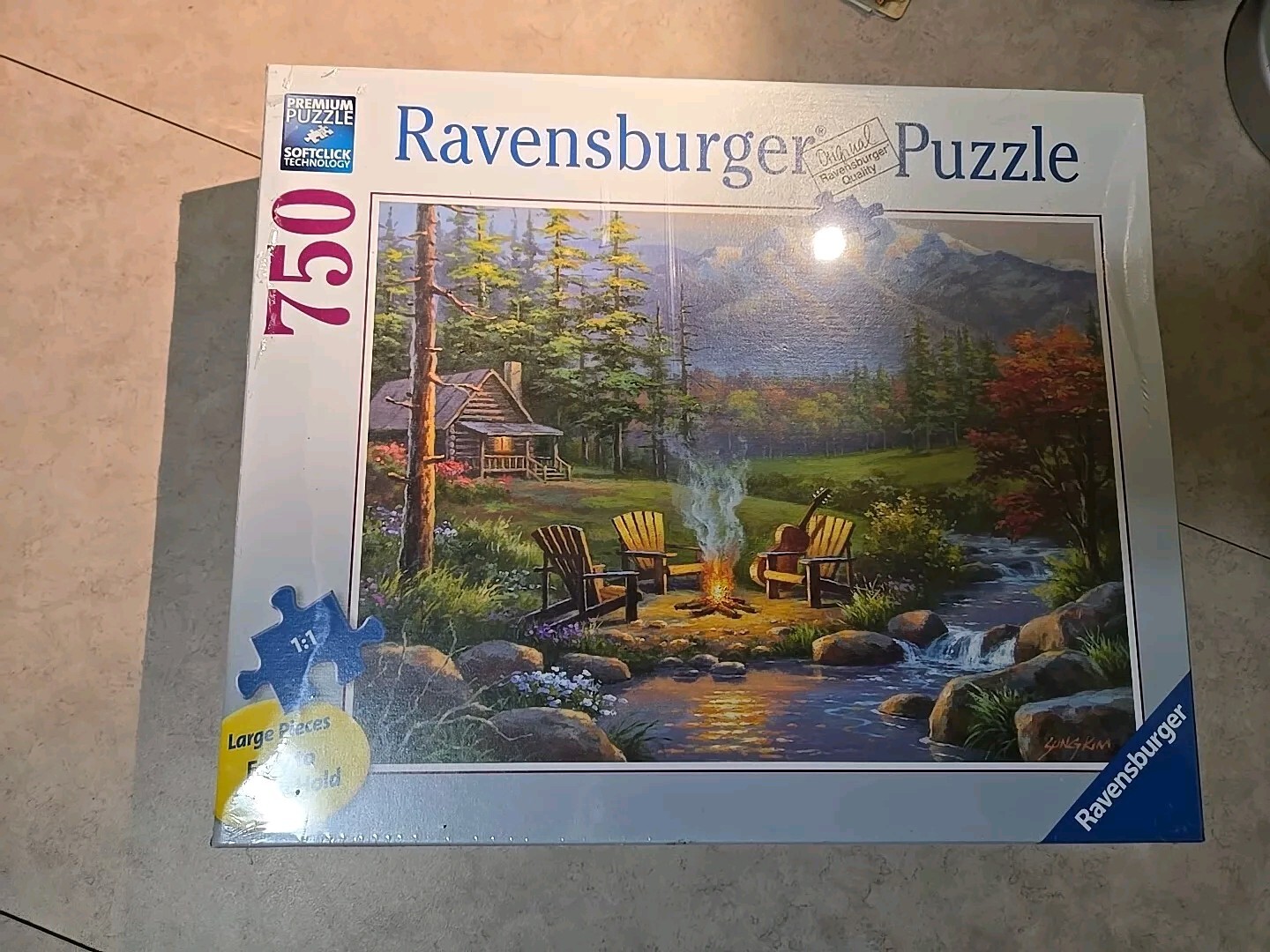 Ravensburger 16445 Riverside Kingdom 750 PC Jigsaw LG Format Puzzle for ...