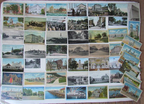 NEW JERSEY lot of 50 NJ ANTIQUE POSTCARDS | eBay