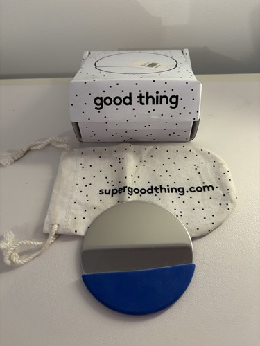 NIB Good Thing unbreakable stainless Steel travel mirror in pouch $45 ...