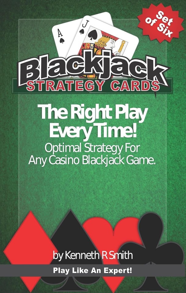 Set of Six Blackjack Basic Strategy Cards | eBay