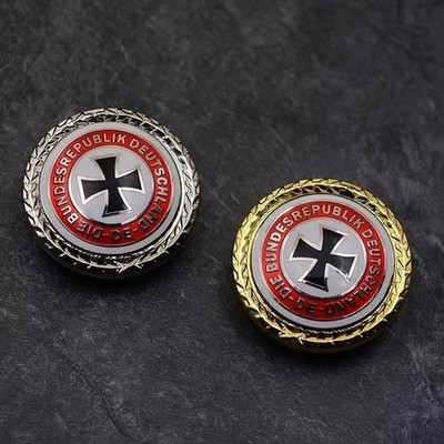 2 Pcs WW2 German Party Pin Badge Patriots Hat Insignia Emblem National ...
