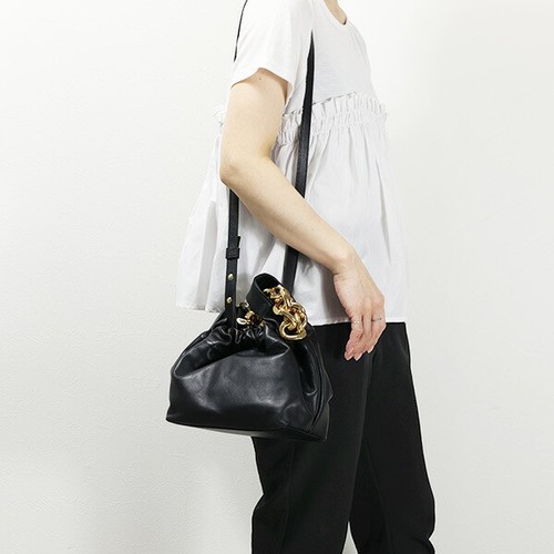 DEMELLIER SANTA MONICA WITH CHAIN SHOULDER BAG Shoulder bag Handbag Bag ...