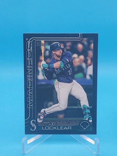 Tyler Locklear 2025 Topps Series 1 #192 Black Parallel - 49/74 Seattle ...