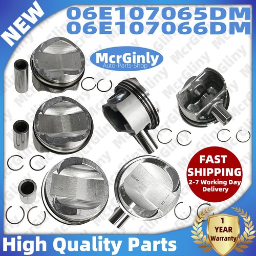 Pistons Assembly 22MM 06E107065DM For AUDI A4 A5 A6 A8 Q5 Q7 VW Touareg ...