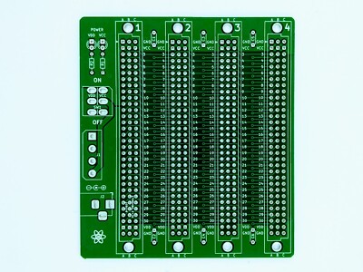 4 slot Backplane Microbus Eurocard bus PCB card 96pin 3U 16HP DIN41612 ...