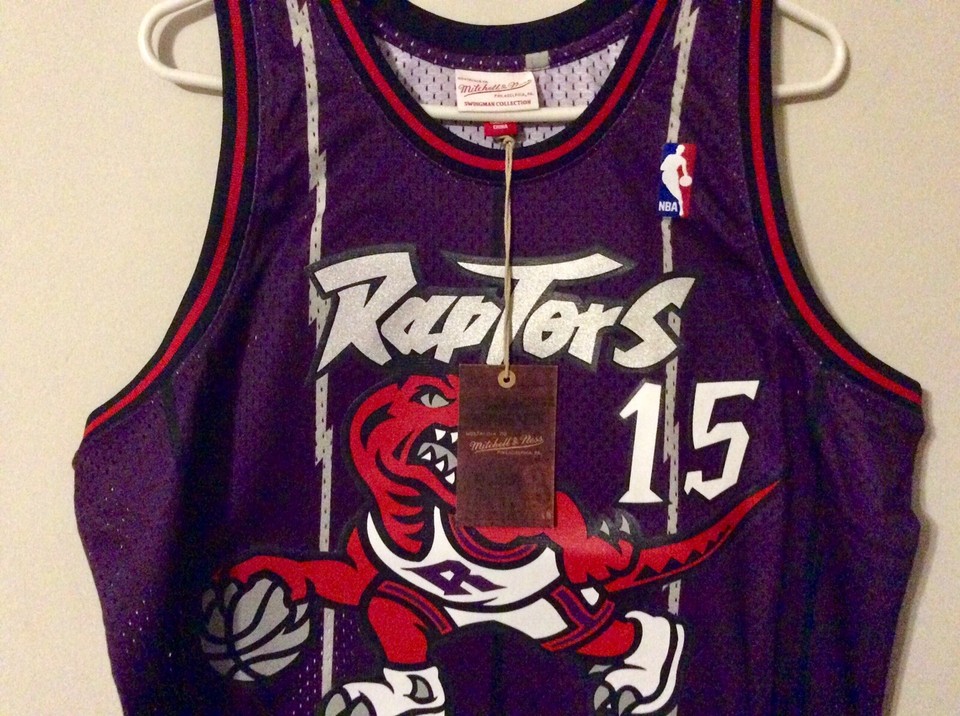 Mitchell And Ness 1998-1999 Vince Carter NBA Toronto Raptors Swingman ...