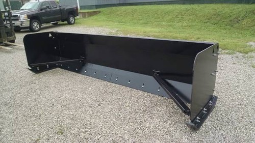 12'x36" backhoe Loader Snow Pusher box NO FAULT LIFETIME WARRANTY Made ...