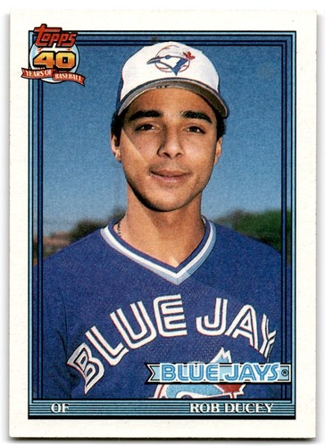 1991 Topps Rob Ducey Toronto Blue Jays #101 | eBay