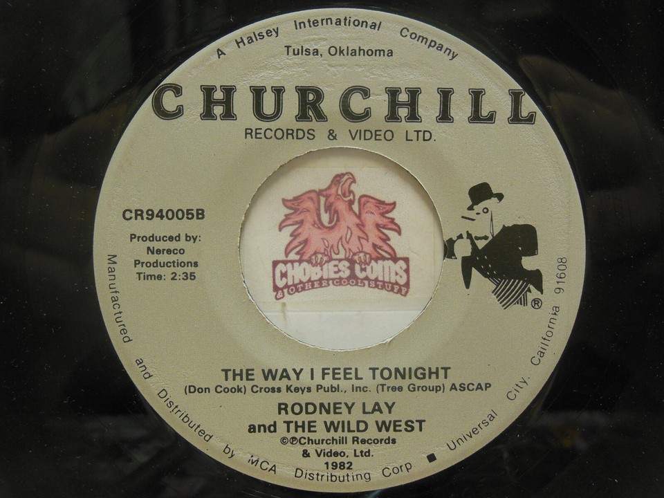 Rodney Lay – I Wish I Had A Job To Shove / Way I Feel Tonight, 45 RPM ...