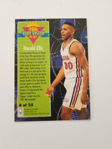 1994-95 Fleer - Rookie Sensation #8 Harold Ellis for sale online | eBay