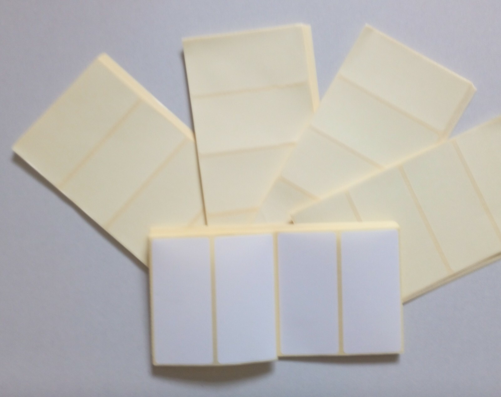 Blank White Self Adhesive Sticky Address Printer Labels 100X50mm Plain ...