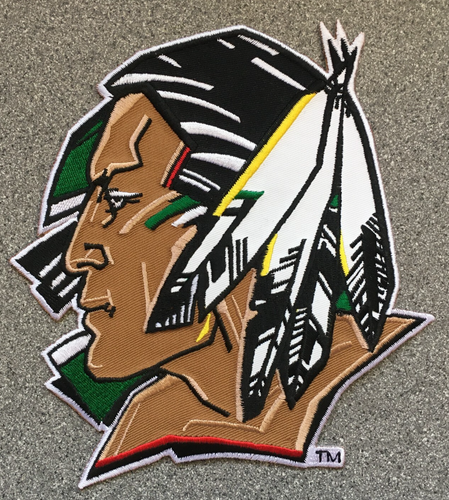 2000-06 NORTH DAKOTA FIGHTING SIOUX NCAA COLLEGE 7" DEFUNCT TEAM LOGO ...