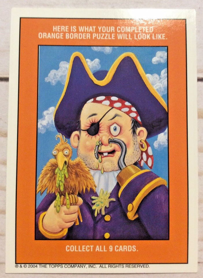 2004 Topps Garbage Pail Kids Jammin' Amber Sticker Card 34b Series 2 ...
