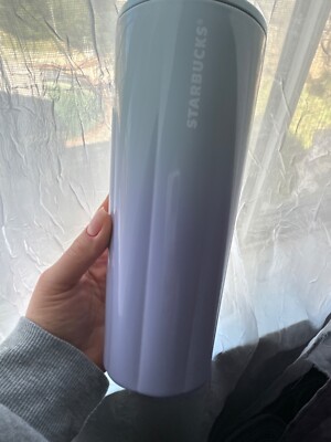 NEE Starbucks ombré cup 24 oz cold lavender and light blue ombré | eBay