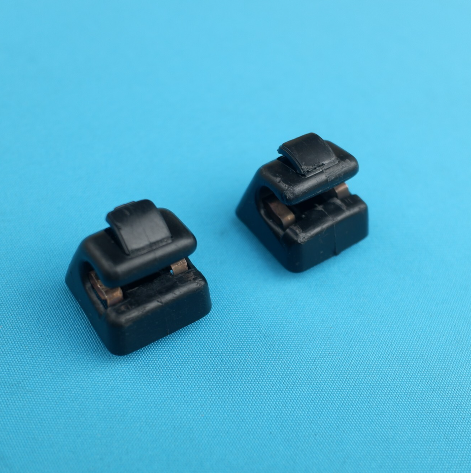 Mercedes W124 W126 Sun Visor Mount Clip Black Color Genuine used OEM ...