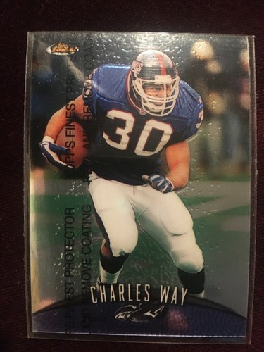 1998 Topps Finest Giants Charles Way Football Card #62 | eBay