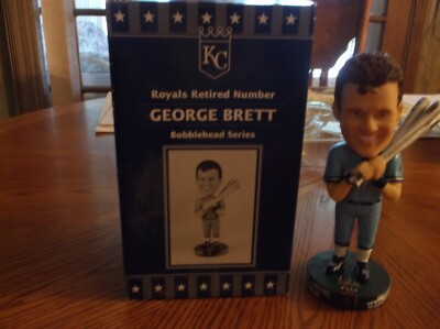 VINTAGE LIMITED EDITION KANSAS CITY ROYAL GEORGE BRETT 3 SILVER BATS ...