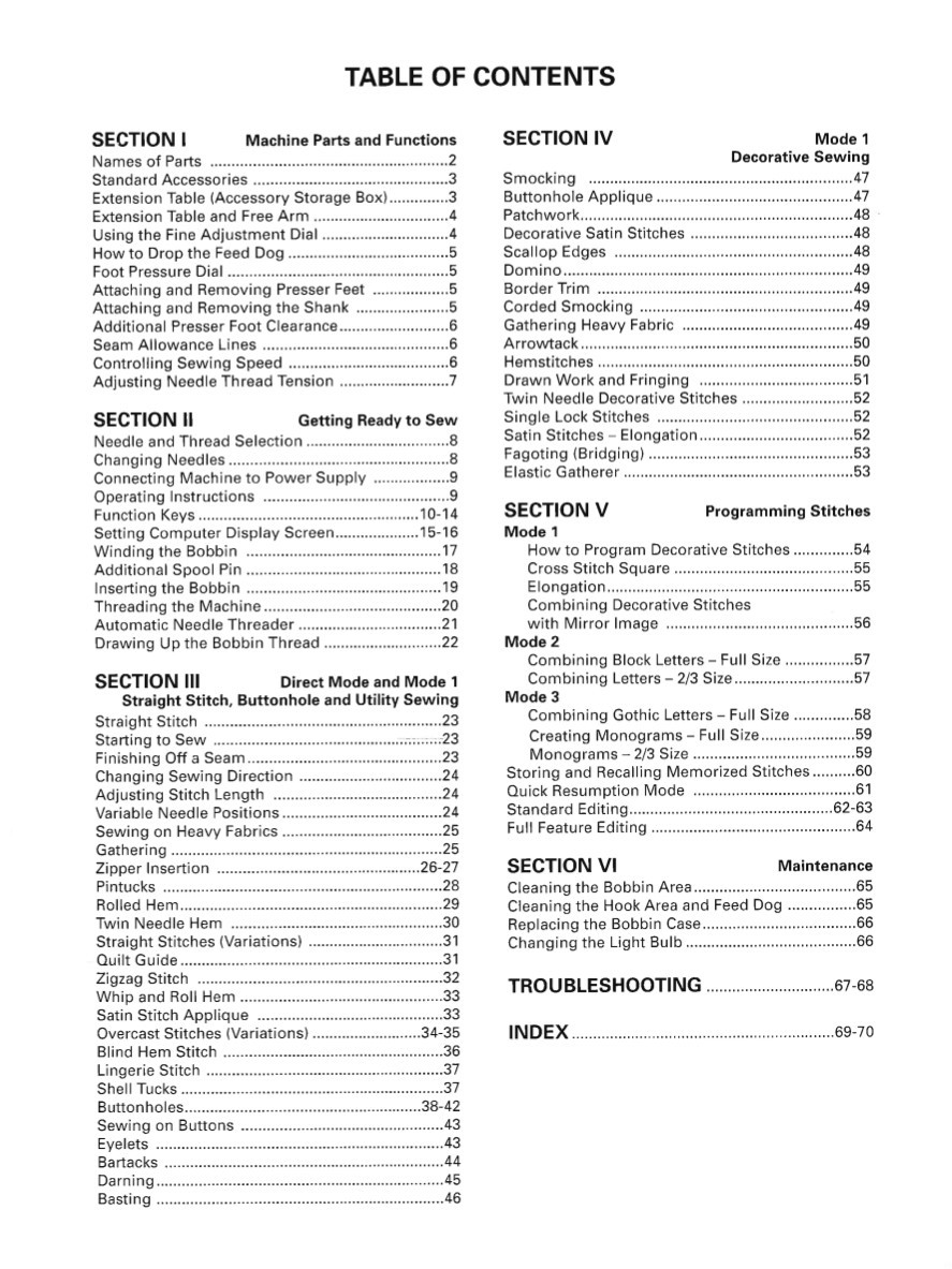 CD * Elna 6005 Heirloom Edition Instructions or Service manual / Parts ...