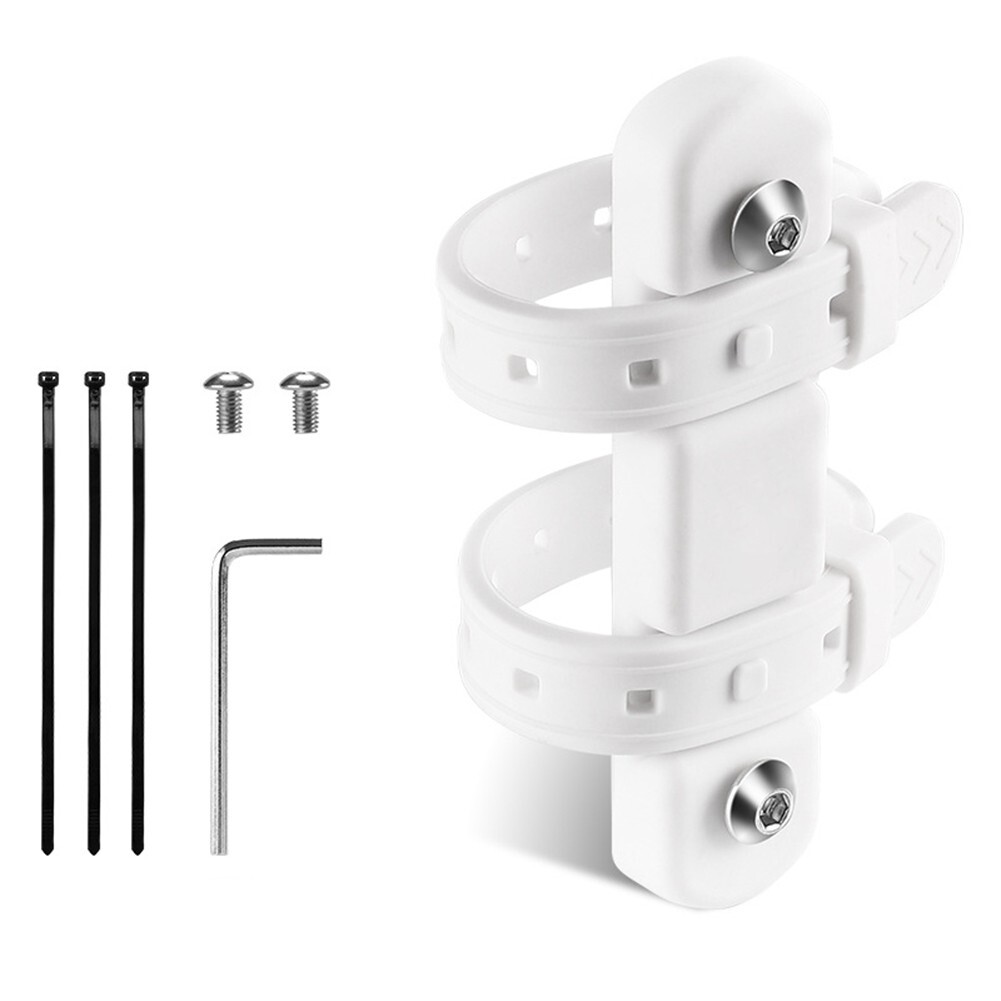 Silicone Body Water Bottle Cage Adapter with Anti Falling Straps Black ...