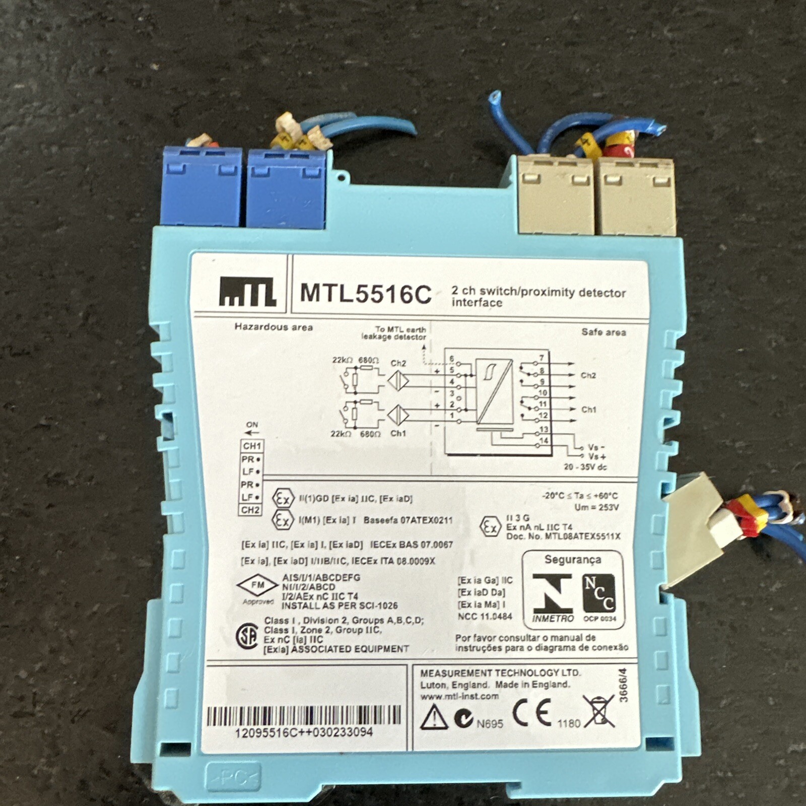 Used & Tested MTL MTL5516C Safety Barrier | eBay