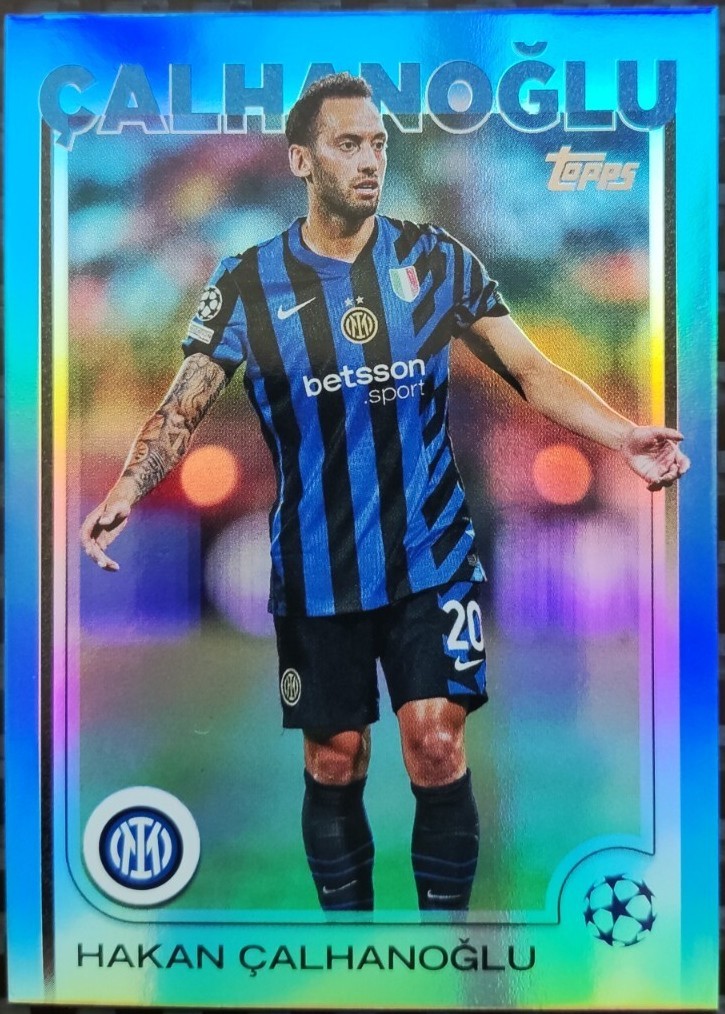 2024-25 Topps Uefa Club Competitions - Hakan Calhanoglu #165 Blue ...