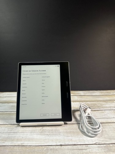 Amazon Kindle Oasis CW96BW 9th Generation 7" 32Gb 3G/4G E-Reader 32 GB ...