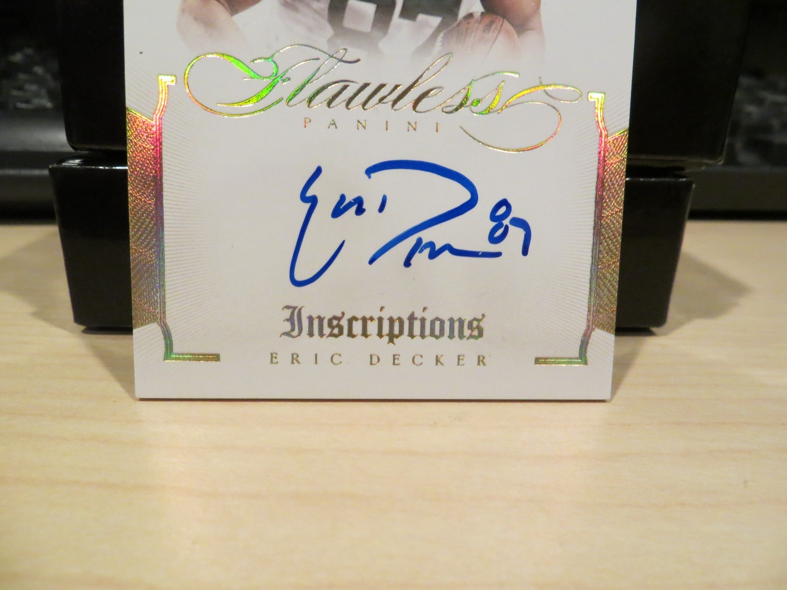Panini Flawless Gold On Card Autograph Jets Eric Decker 04/10 2014 | eBay