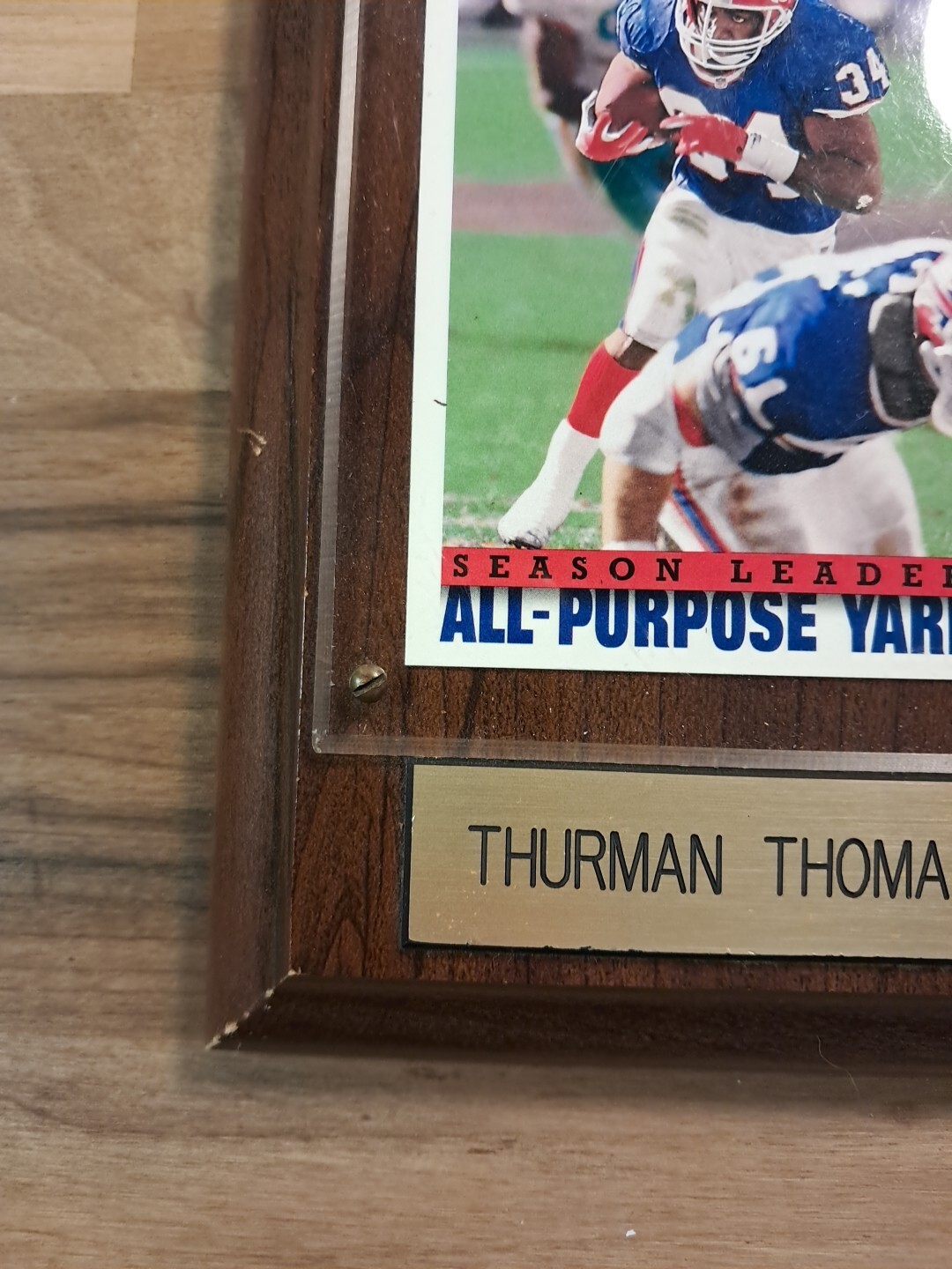 Thurman Thomas Buffalo Bills Plaque