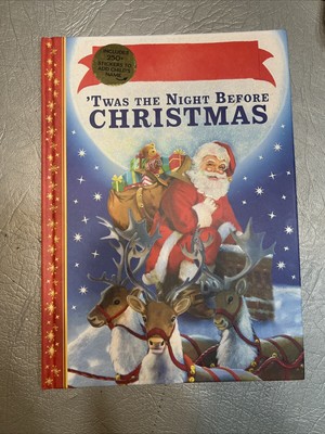 'Twas the Night Before Christmas Personalized Book with Stickers ...