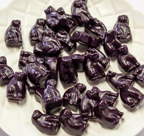 Black Cats (Aniseed Gummy Lollies) - 1kg - Allseps (Australian Made ...