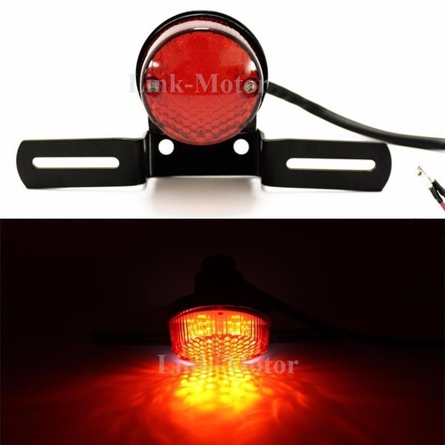 Motorcycle Rear LED Tail Brake Stop Light For Harley Chopper Bobber ...