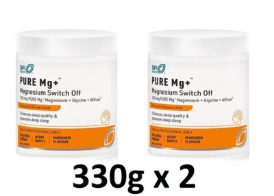 PURE Mg+ Magnesium Switch Off Flordis 330g x 2 -BULK SUPPLY - FREE ...