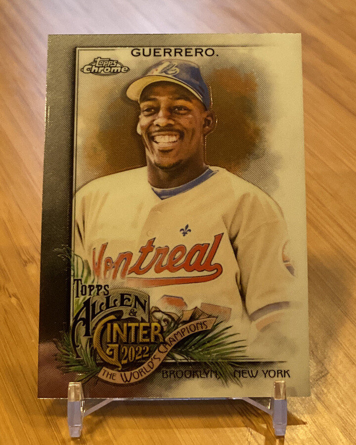Vladimir Guerrero 2022 Topps Allen & Ginter Chrome #112 HOF Montreal ...