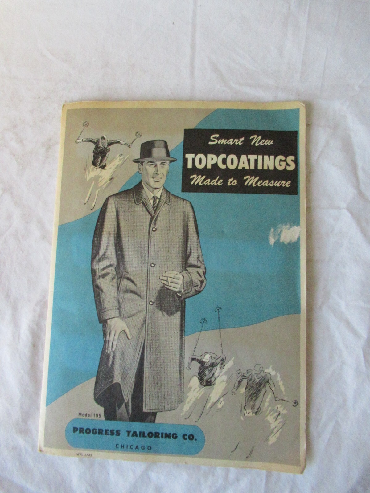 Progress Tailing Top Coat Topcoat Cloth Samples Swath… - Gem