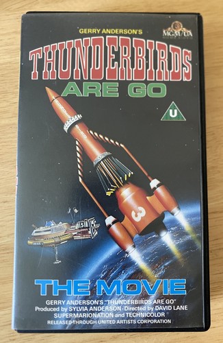 VHS GERRY ANDERSON'S THUNDERBIRDS ARE GO THE MOVIE Vintage Video Tape ...