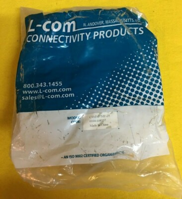 L-Com Data Cable CSMN37MF-25 p/n: 0104-108557 - 25ft (*) | eBay