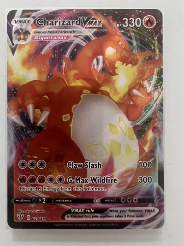 Charizard VMAX 20/189 - Darkness Ablaze Ultra Rare - Pokemon TCG Near ...