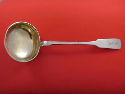 Russian .875 Silver Soup Ladle Gold Washed 1897 Date Mark 13 3/8 ...