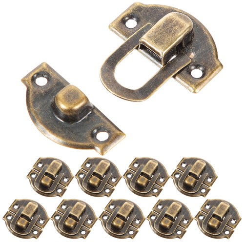 10 Pcs Wooden Box Buckle Jewelry Hinges and Latches Hook Locks Alloy | eBay