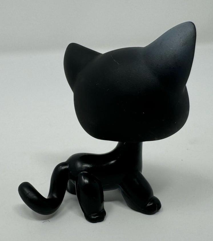 Littlest Pet Shop #336 Short Hair Black Cat Figure 2006 Hasbro LPS htf ...