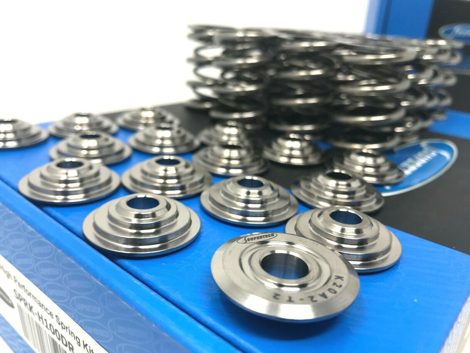 Supertech Dual Springs Ti Retainers Honda K-Series K20 K20A K20Z K24 ...