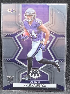 Kyle Hamilton Rookie 2022 Panini Mosaic RC Card #288- Baltimore Ravens ...