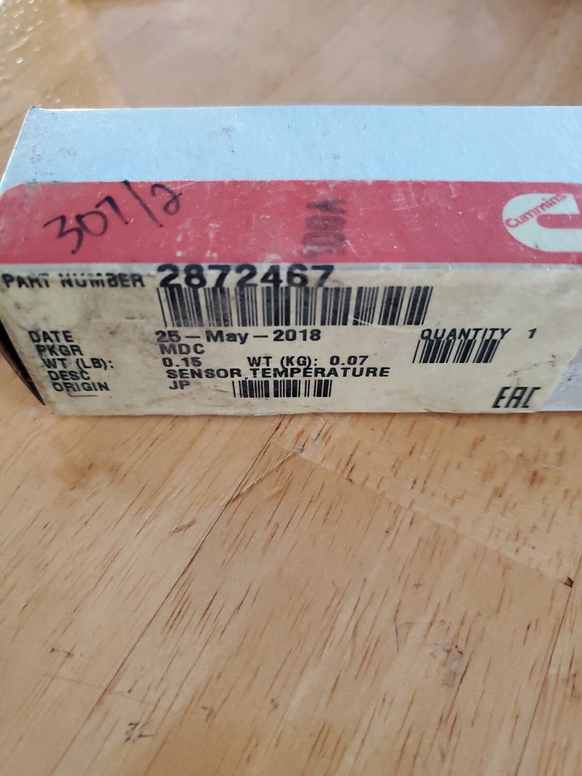 Genuine Cummins 2872467 Sensor Temperature 4984178 for sale online | eBay