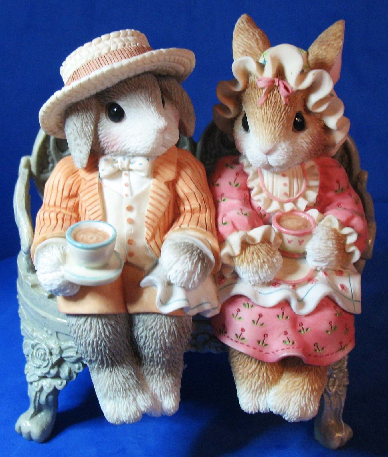 Vtg.Enesco P Hillman My Blushing Bunnies Tea For You and Me For You ...
