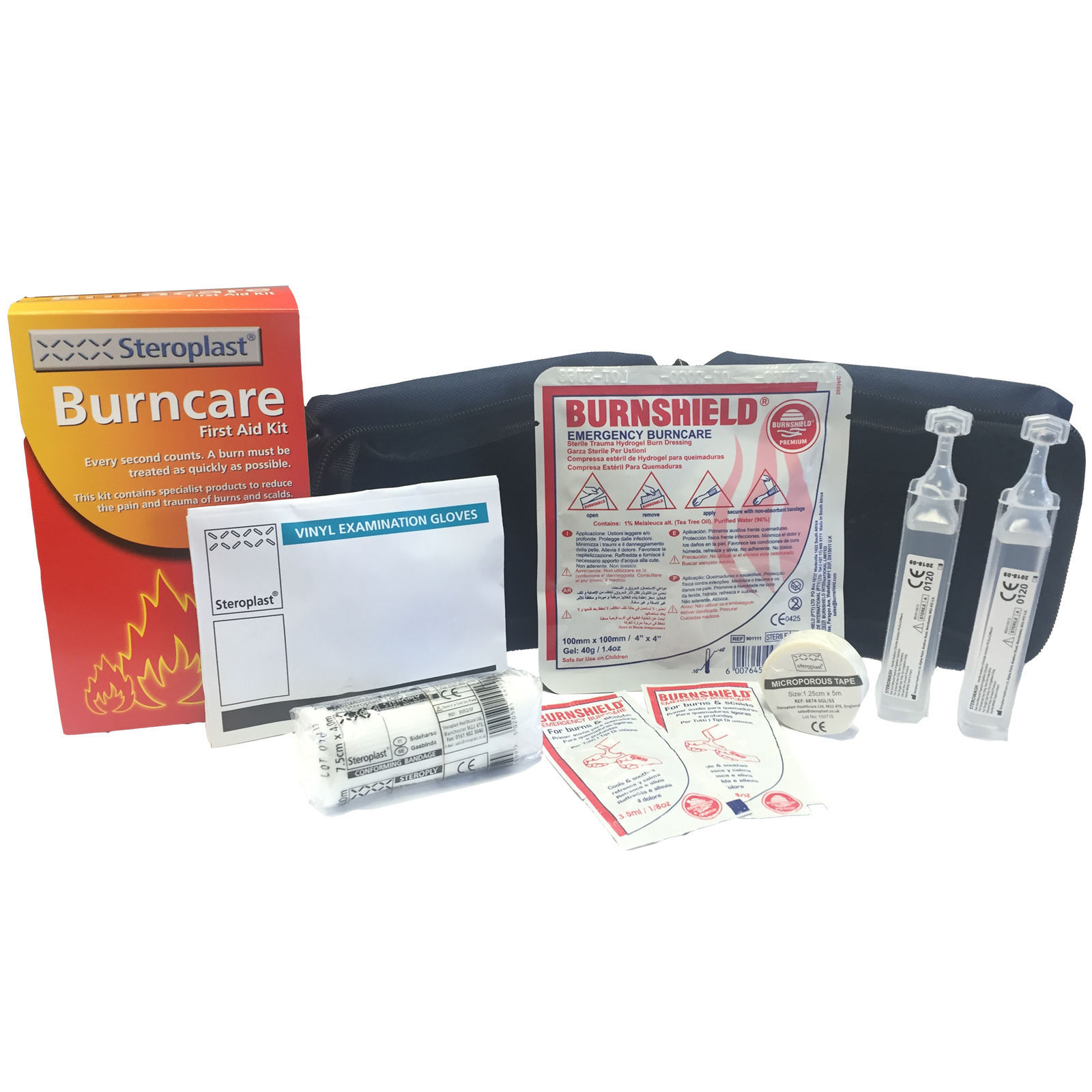 STEROPLAST BURNSHIELD BURNCARE SCALD TRAUMA KITCHEN KETTLE FIRST AID ...