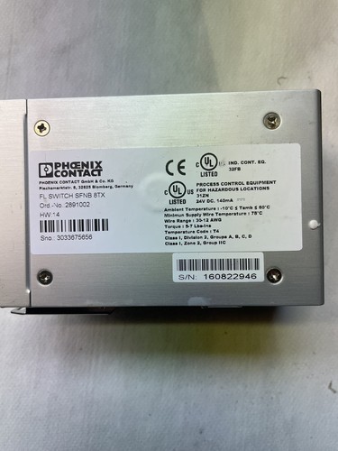 Phoenix Contact FL SWITCH SFNB 8TX ID No. 2891002 Ethernet - 24V | eBay UK