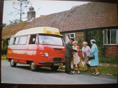 POSTCARD ROYAL MAIL OXTED ROYAL MAIL POST BUS - LINGFIELD POSTBUS AT ...