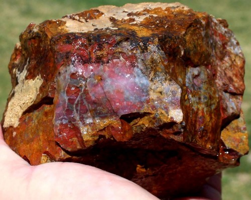 2.2 POUND "NEW FIND" FIRE PIT JASPER slab/rough/cab/rock/specimen/agate ...